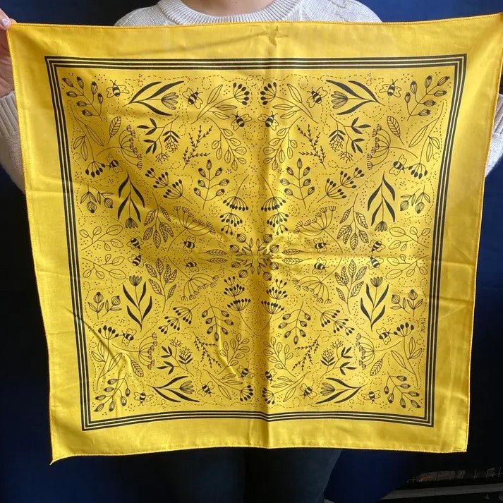 Bandana, Bees | Santa Fe Hemp